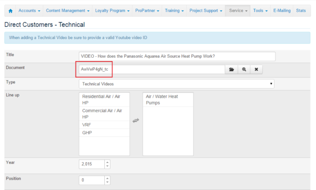 Direct Customers - Technical